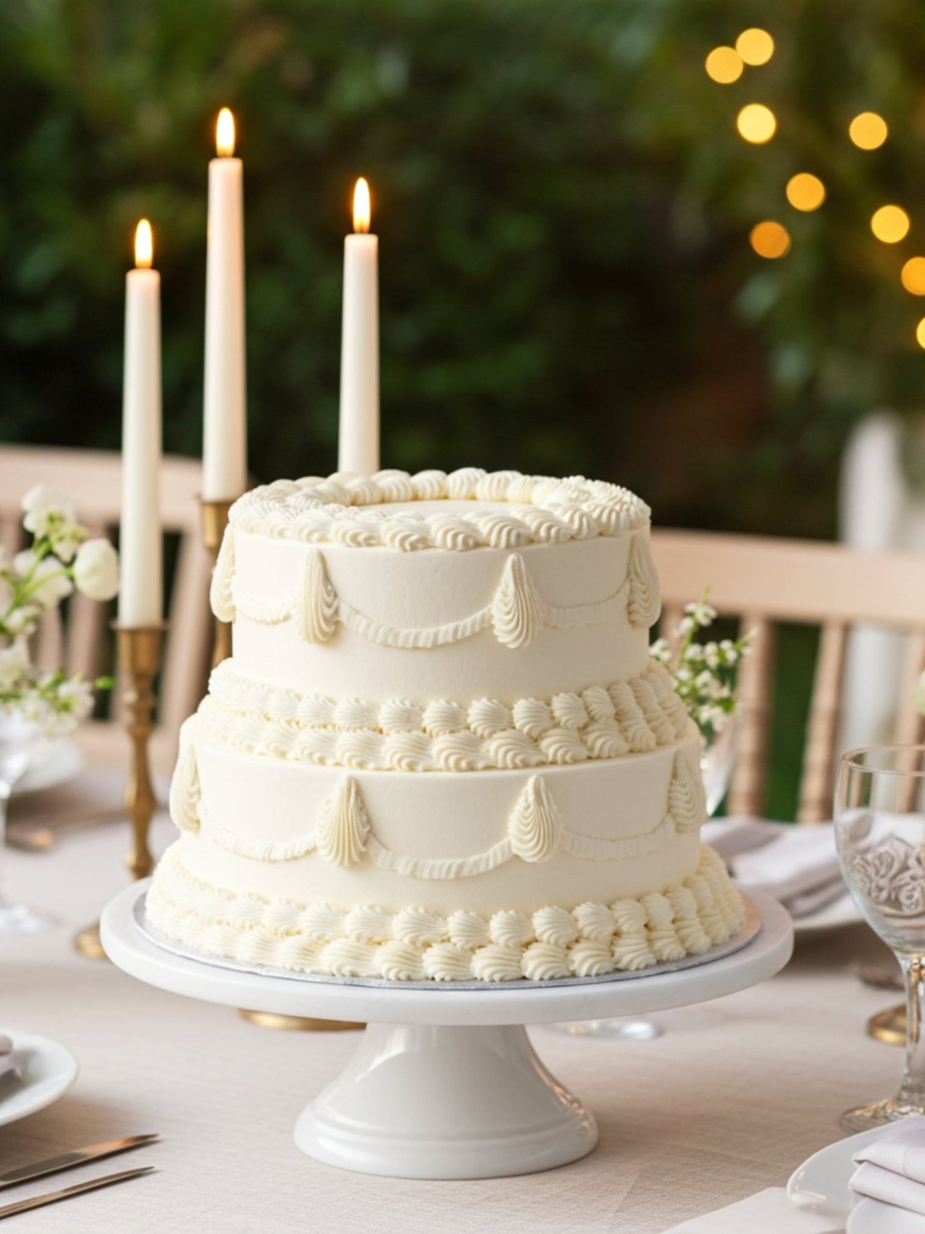 Vintage Lambeth Cake | Two-Tier Cake | Weddings – Patisserie Valerie
