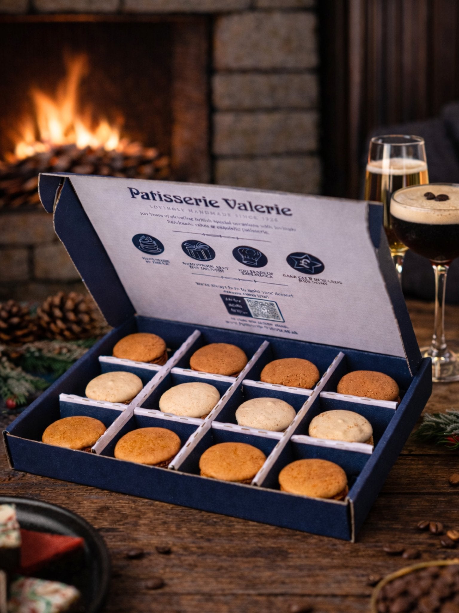 Luxury Macaron Gift Box | Cocktail Flavour Macarons – Patisserie Valerie