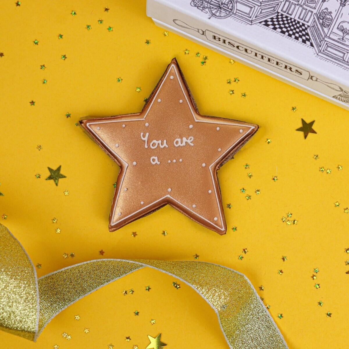 You're A Star Letterbox Biscuit 15g | Thank You Gifts – Patisserie Valerie